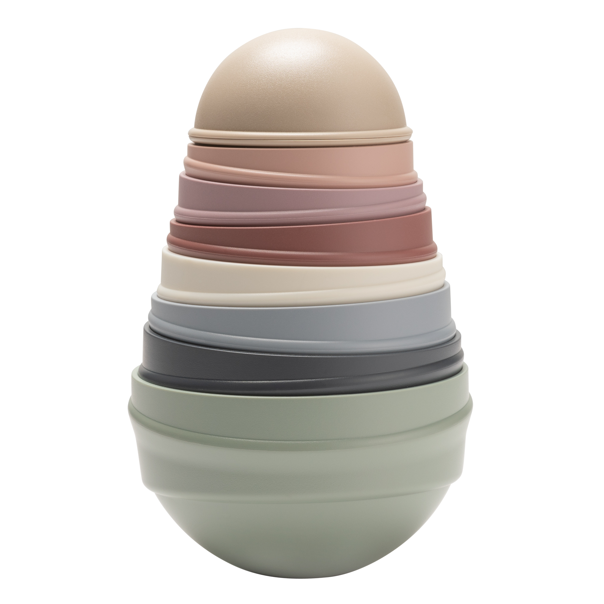 BIBS - Stabeltårn, Wobbly Tower - Pastel Rainbow